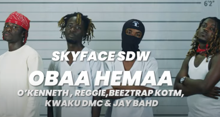 Official Video: Obaa Hemaa Video by Skyface SDW Ft O'Kenneth, Reggie, Beeztrap KOTM, Kwaku DMC ...