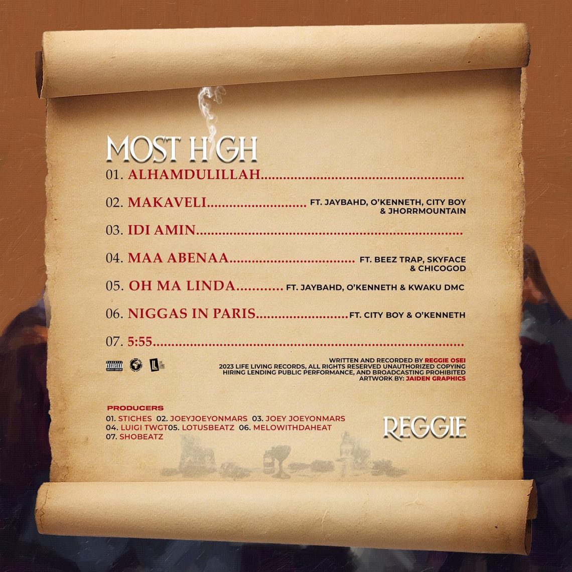 Full Album: Most High by Reggie (Full Album) | Halmblog.com