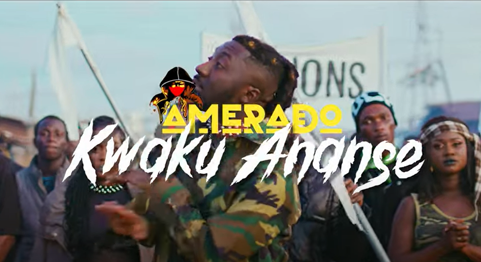 Official Video: Kwaku Ananse Video by Amerado | Halmblog.com